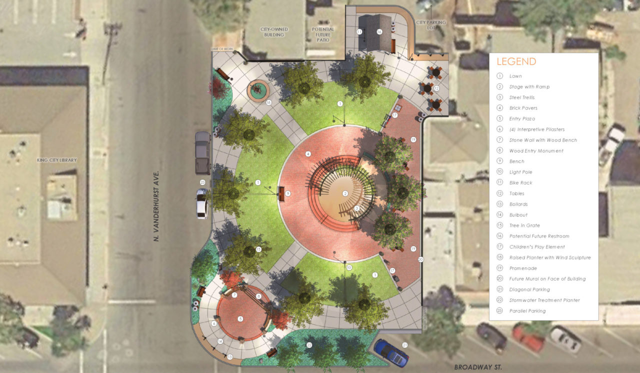 City of King Awarded Proposition 68 Grant for the Downtown Park/Plaza ...